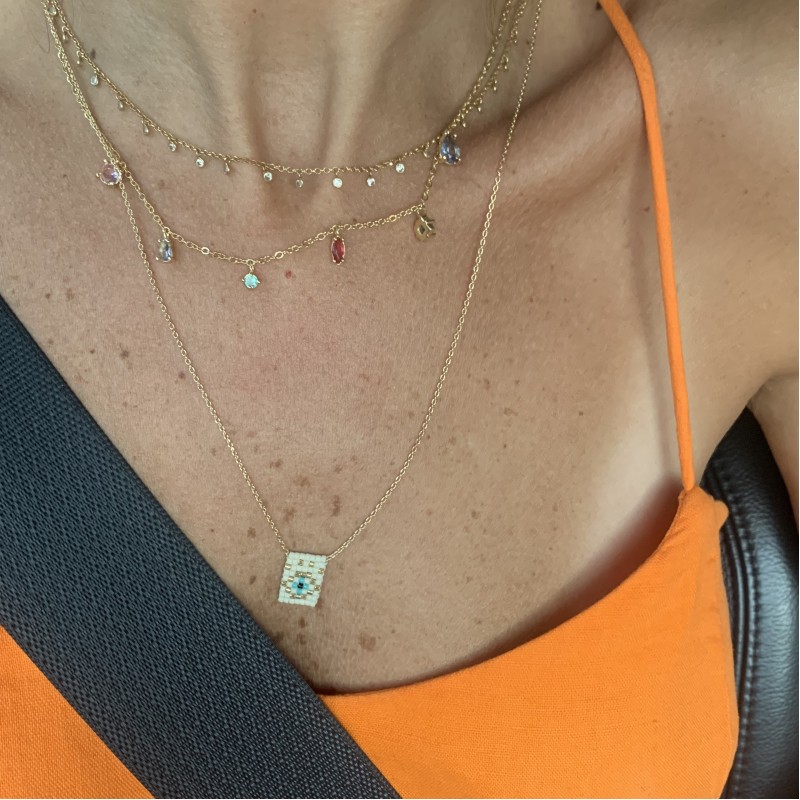 Colar Escapulário Amor e Proteção Feito a mão.